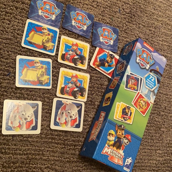 Toys | Paw Patrol Memory Match Game | Poshmark